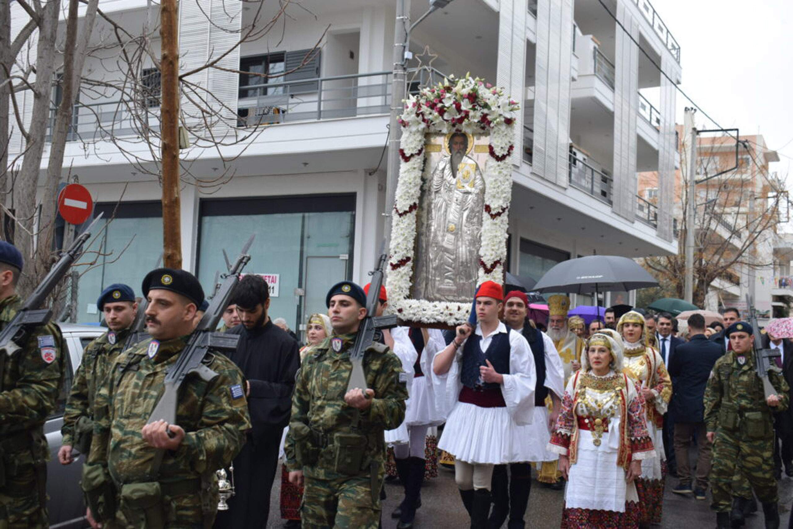 Με μεγαλοπρέπεια ο εορτασμός του Πολιούχου της πόλης των Αχαρνών, Αγίου ...